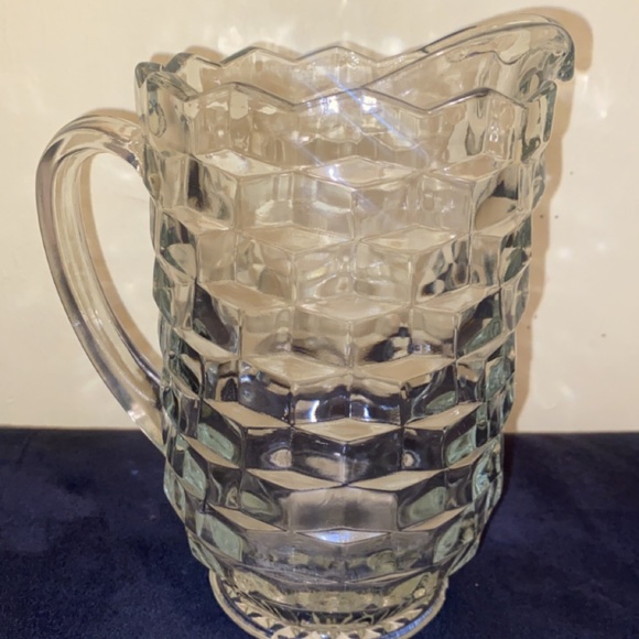 Fostoria | Dining | Fostoria Clear Glass Pitcher | Poshmark